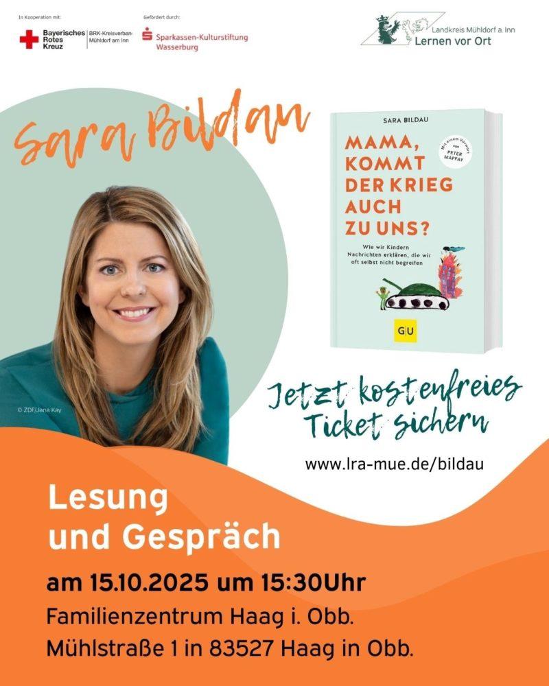 Lesung und Gespräch mit Sara Bildau – Mama, kommt der Krieg auch zu uns ...